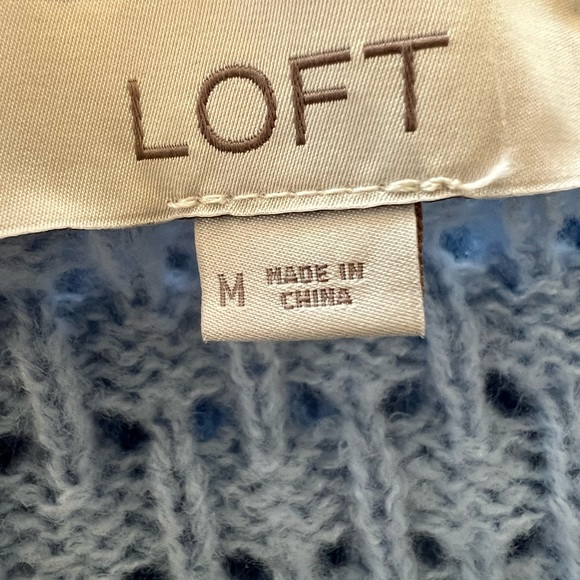 LOFT | Sweaters | Loft Powder Blue Sweater | Poshmark